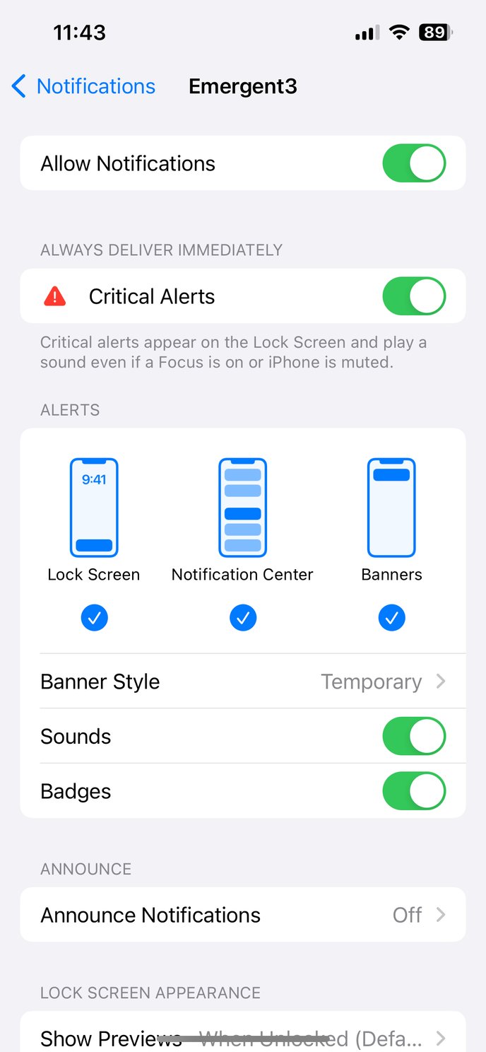 Troubleshooting Notifications